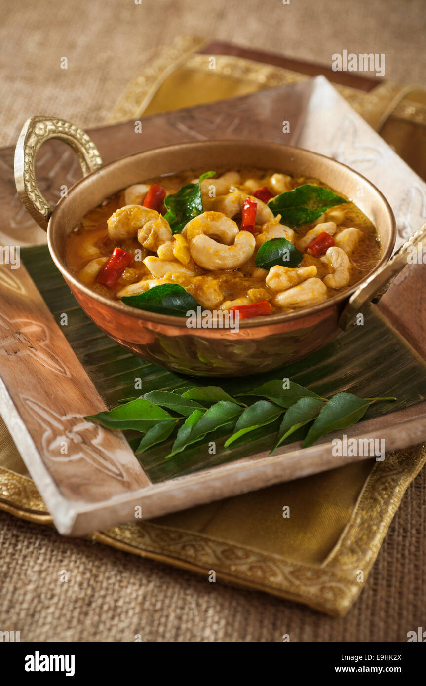 Kaju masala. Cashew nut curry. India Food Stock Photo - Alamy
