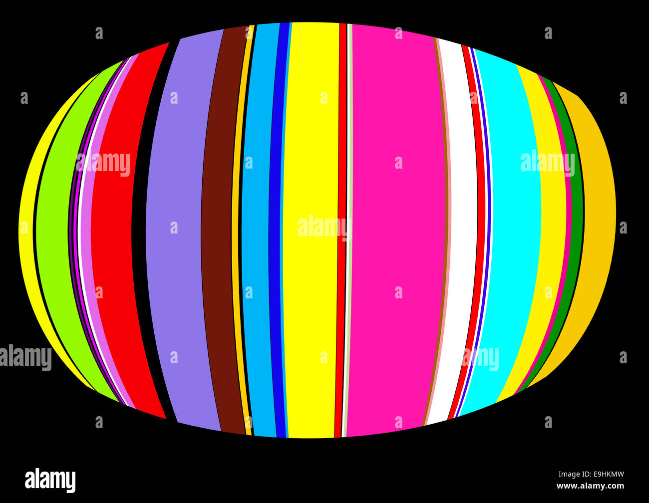 Rainbow colored TV screen shape Stock Photo - Alamy