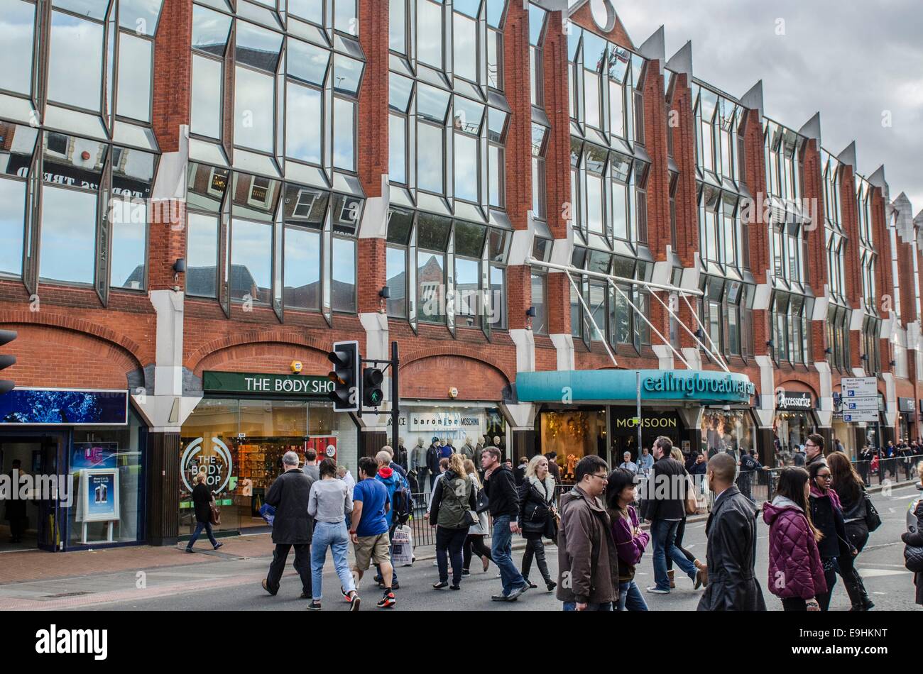 Views of Ealing Broadway Shopping Centre and units saturday 23rd ...