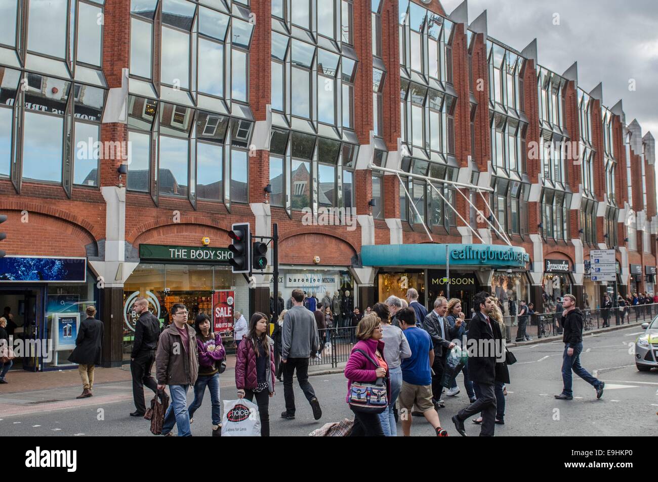 Views of Ealing Broadway Shopping Centre and units saturday 23rd ...