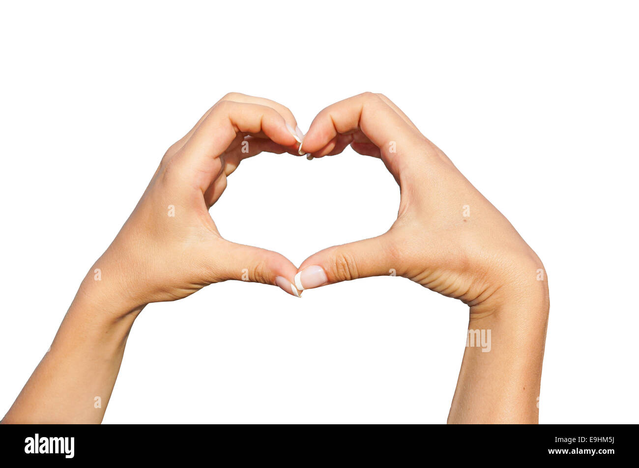 hands showing heart Stock Photo - Alamy