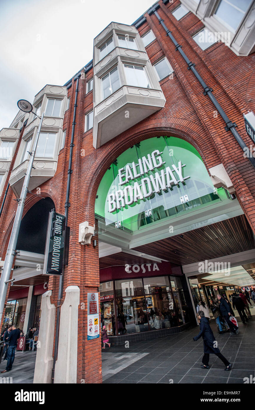 Views of Ealing Broadway Shopping Centre and units saturday 23rd ...