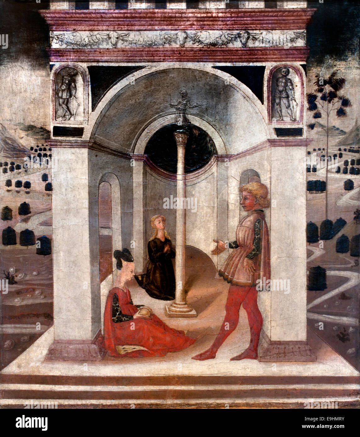 Scene from the story of Cephalus and Procris by Bernardo di Stefano ...