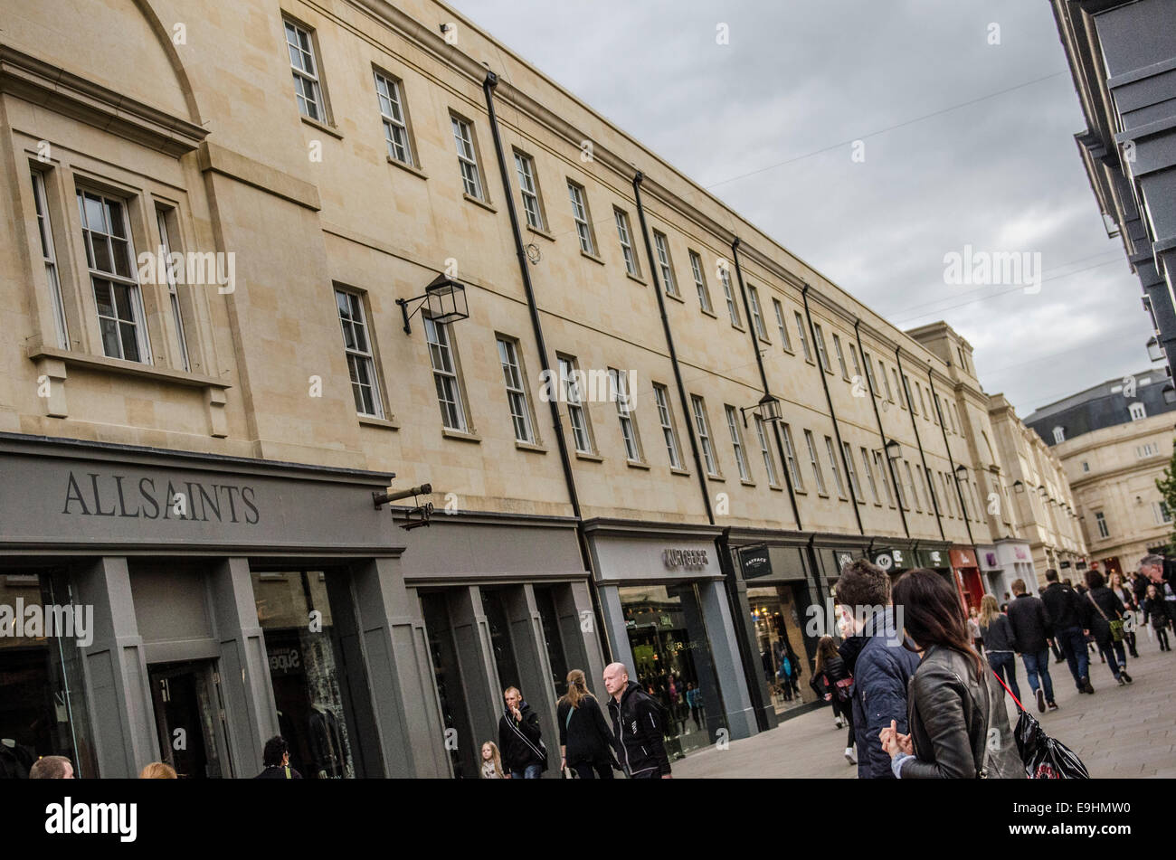 Views of Southgate Shopping Centre Bath opened 2009. Part of British ...