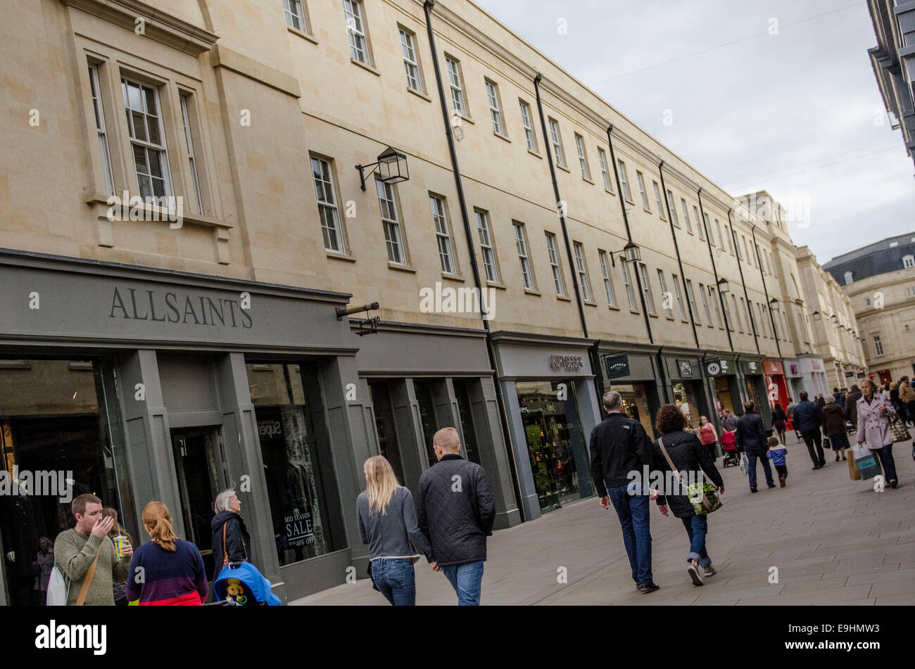 Views of Southgate Shopping Centre Bath opened 2009. Part of British ...