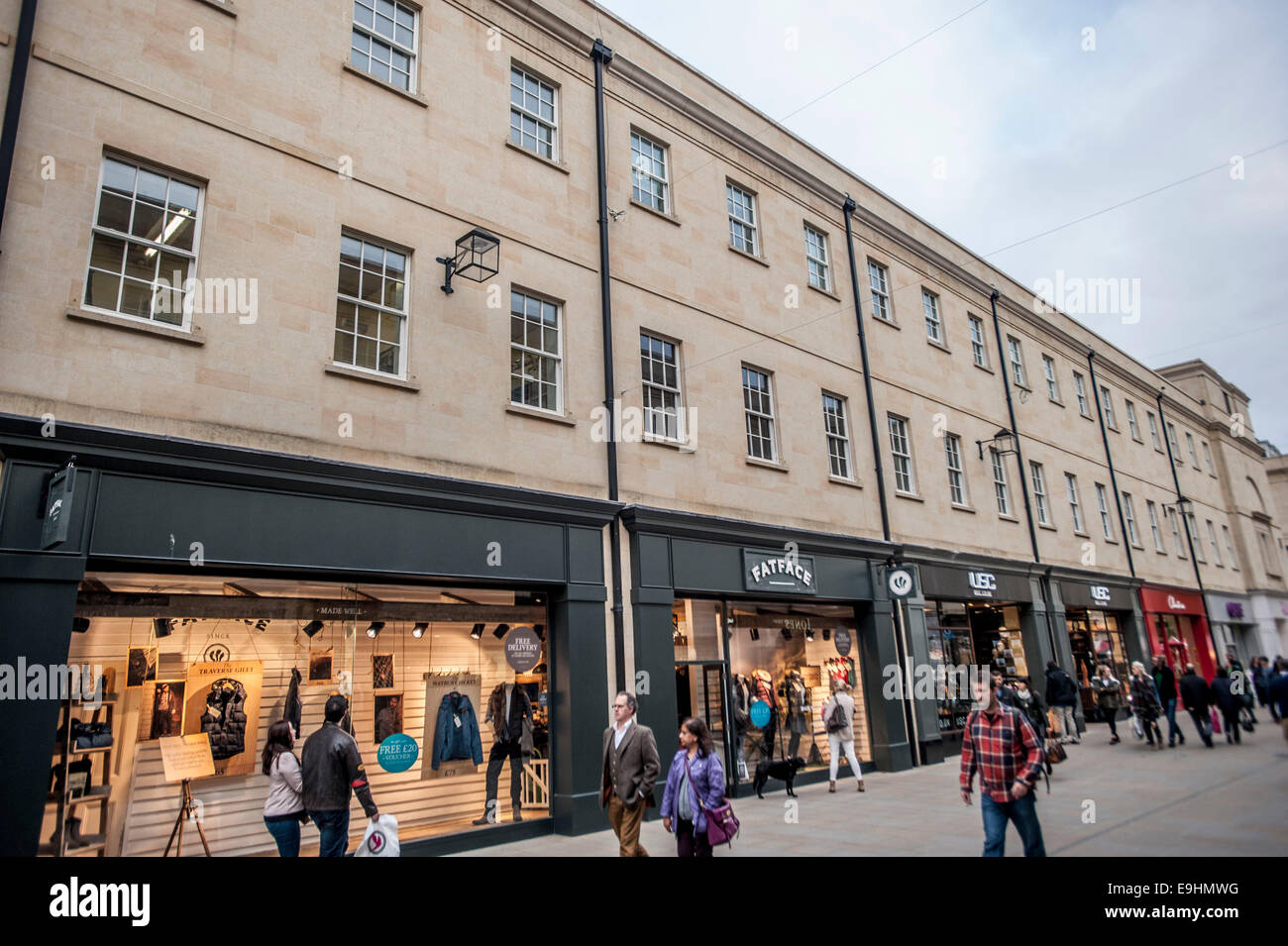Views of Southgate Shopping Centre Bath opened 2009. Part of British ...