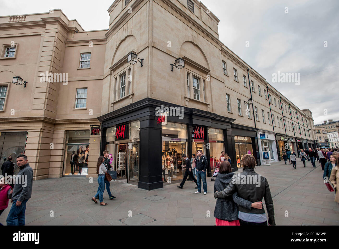 Views of Southgate Shopping Centre Bath opened 2009. Part of British ...