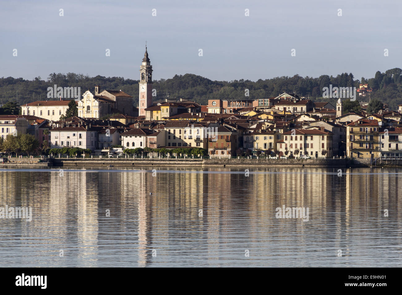 Angera at Lake Maggiore Stock Photo - Alamy