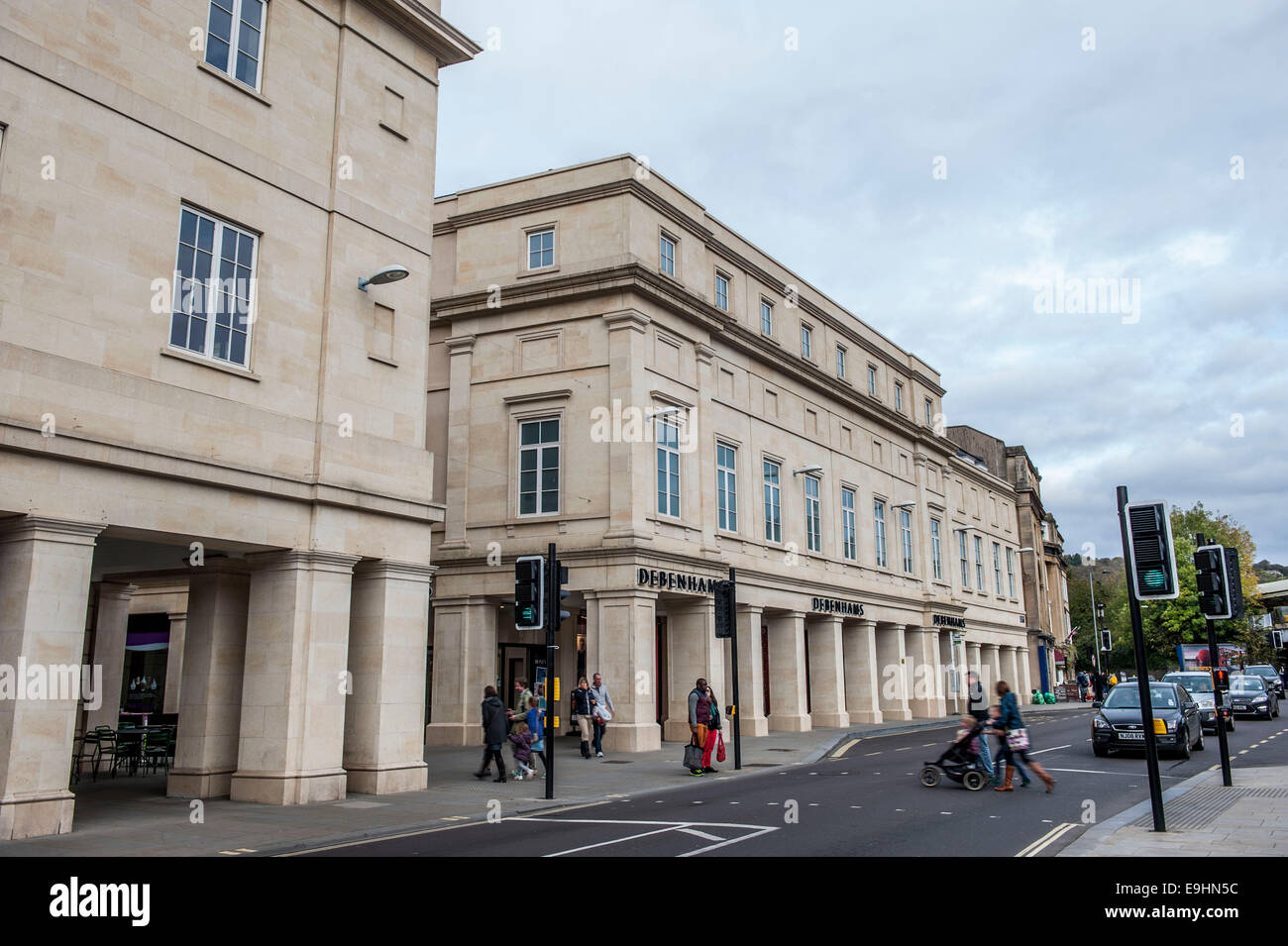 Views of Southgate Shopping Centre Bath opened 2009. Part of British ...