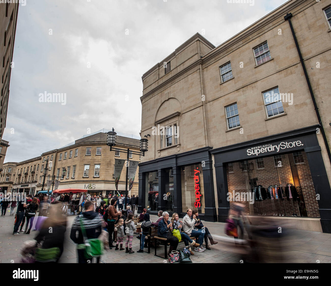 Views of Southgate Shopping Centre Bath opened 2009. Part of British ...