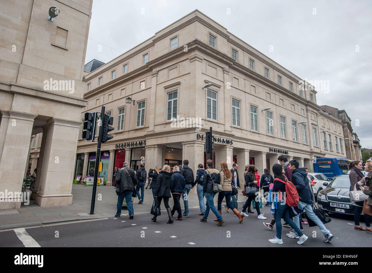 Views of Southgate Shopping Centre Bath opened 2009. Part of British ...