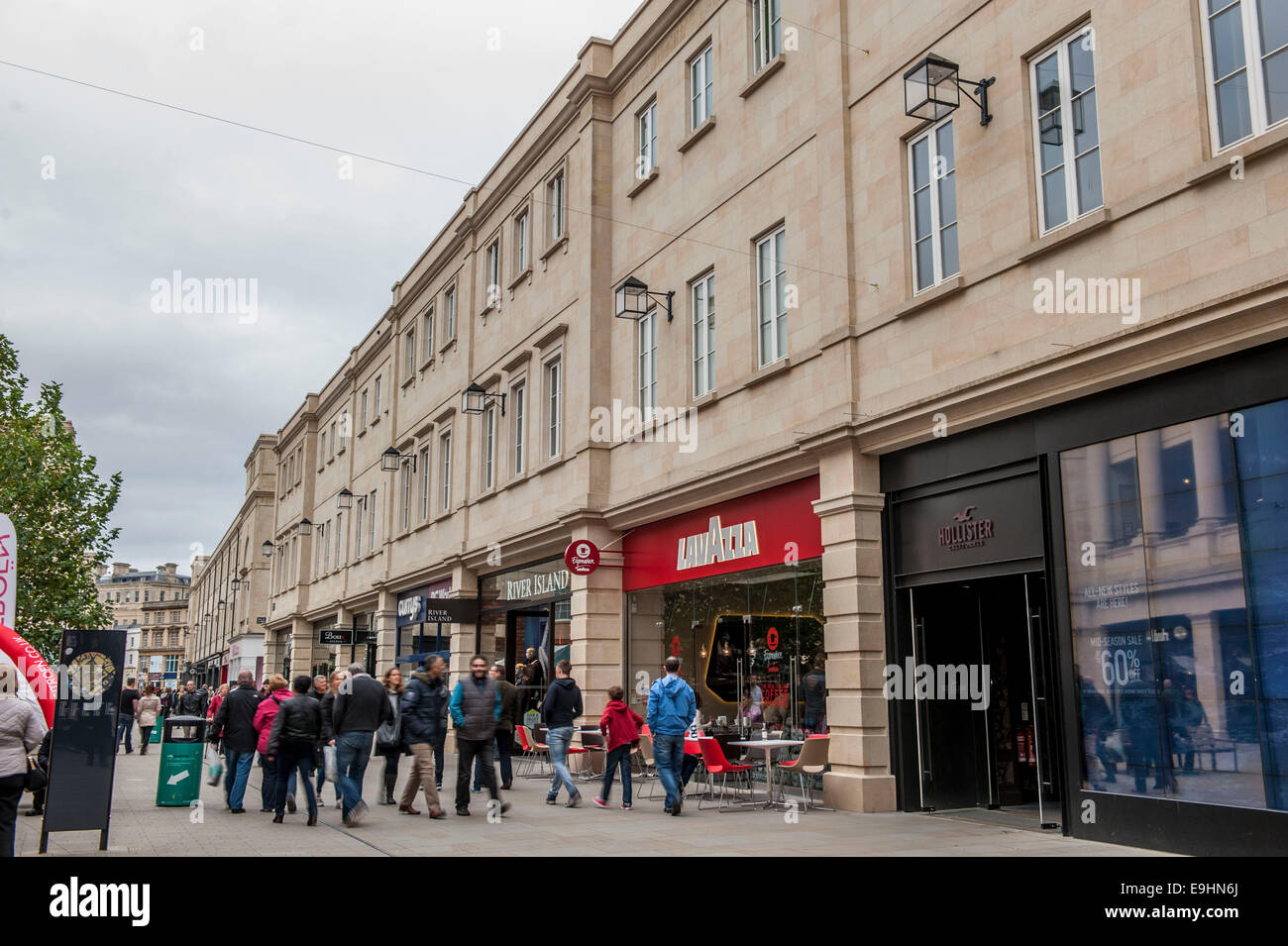 Views of Southgate Shopping Centre Bath opened 2009. Part of British ...