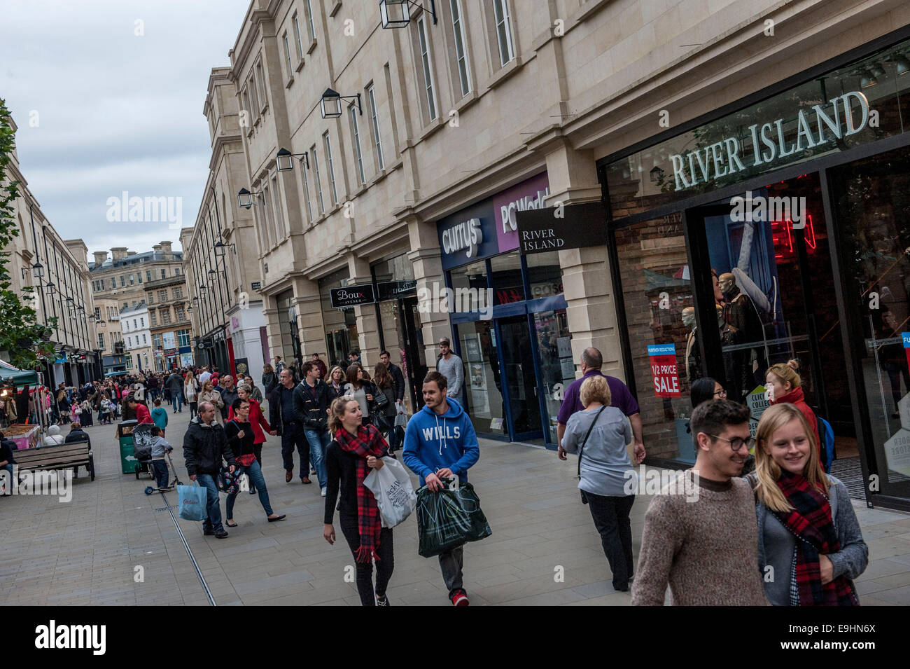 Views of Southgate Shopping Centre Bath opened 2009. Part of British ...