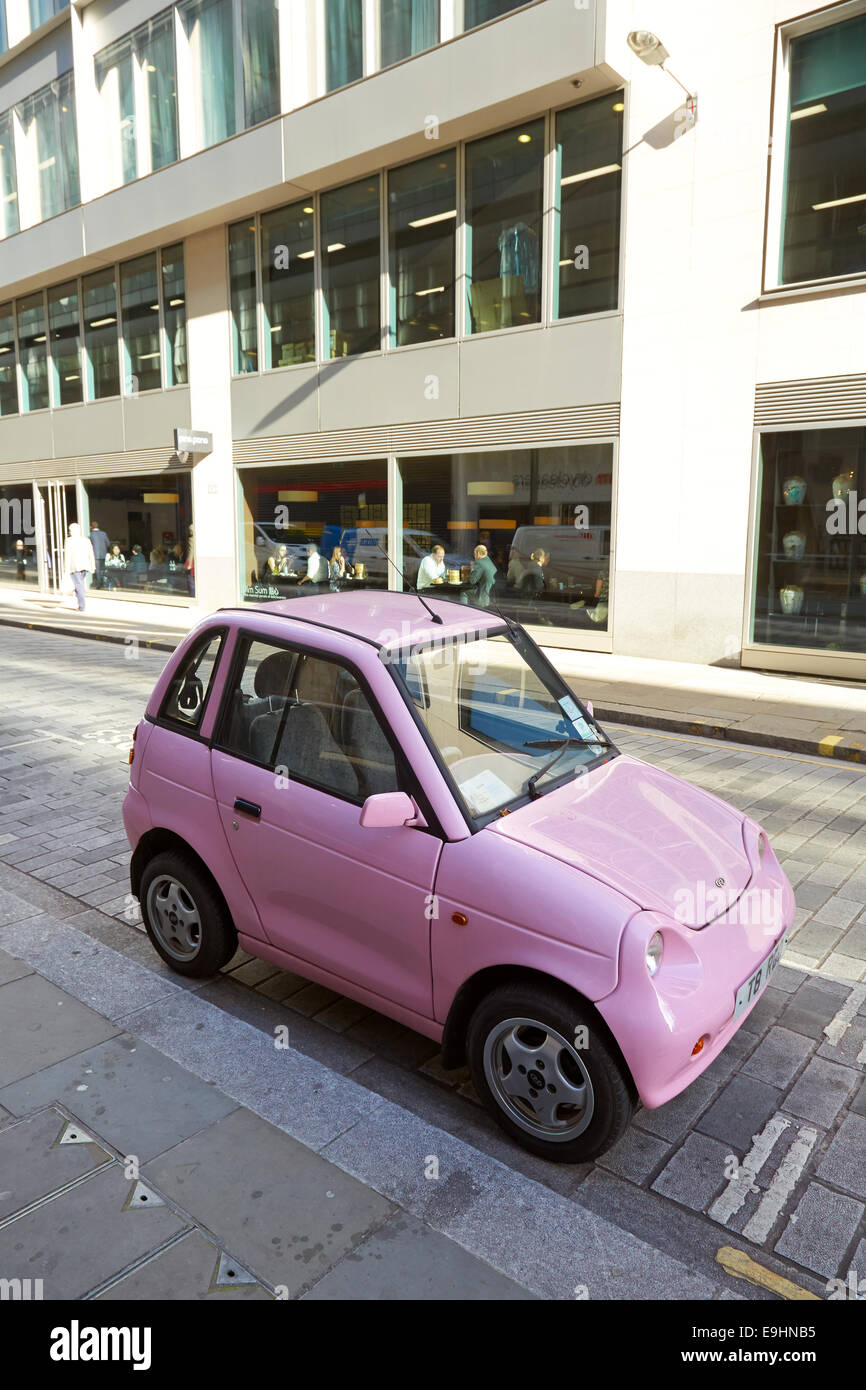 GWiz electric car parked in a London Street Stock Photo - Alamy