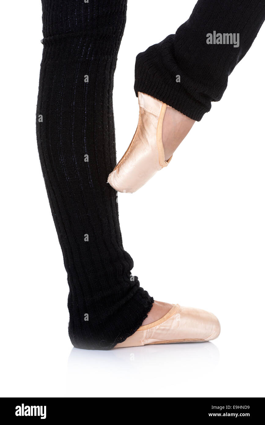 Ballet dancer posing en pointe Stock Photo - Alamy