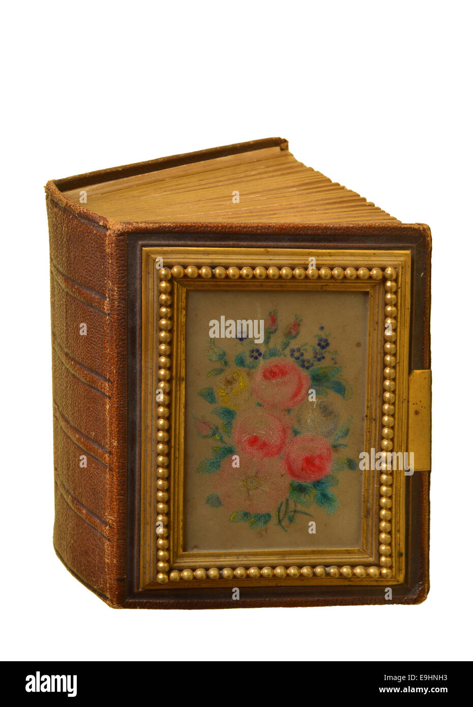 old photo album on a white background Stock Photo - Alamy
