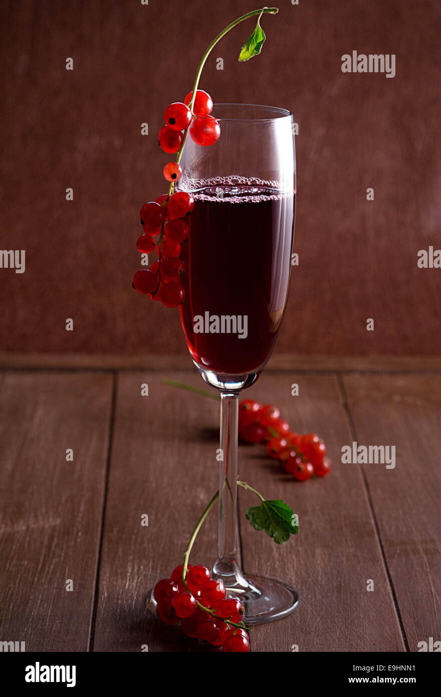 Cassis with red currents Stock Photo - Alamy
