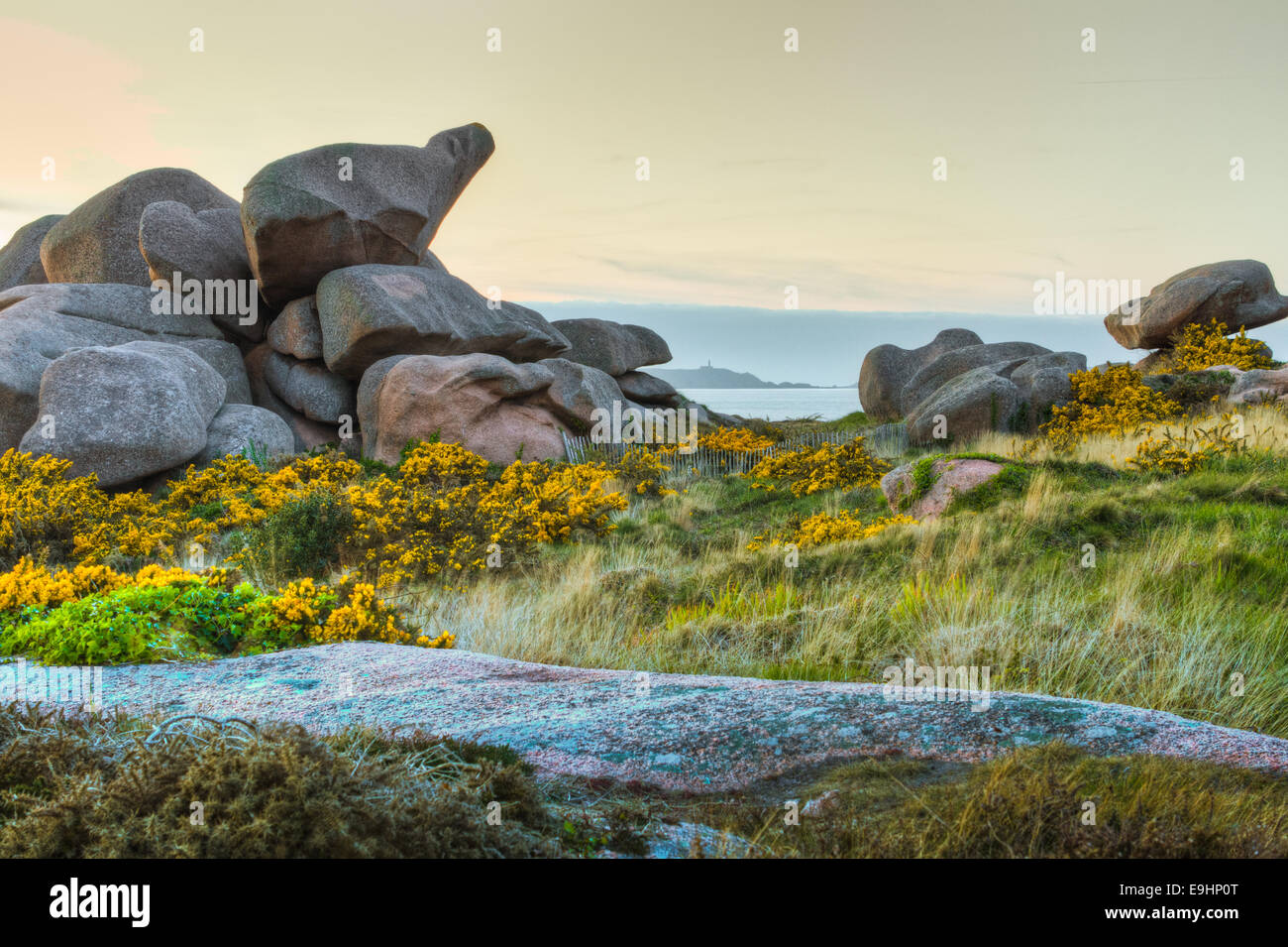 Pink Granite Coast, Brittany, France Stock Photo - Alamy