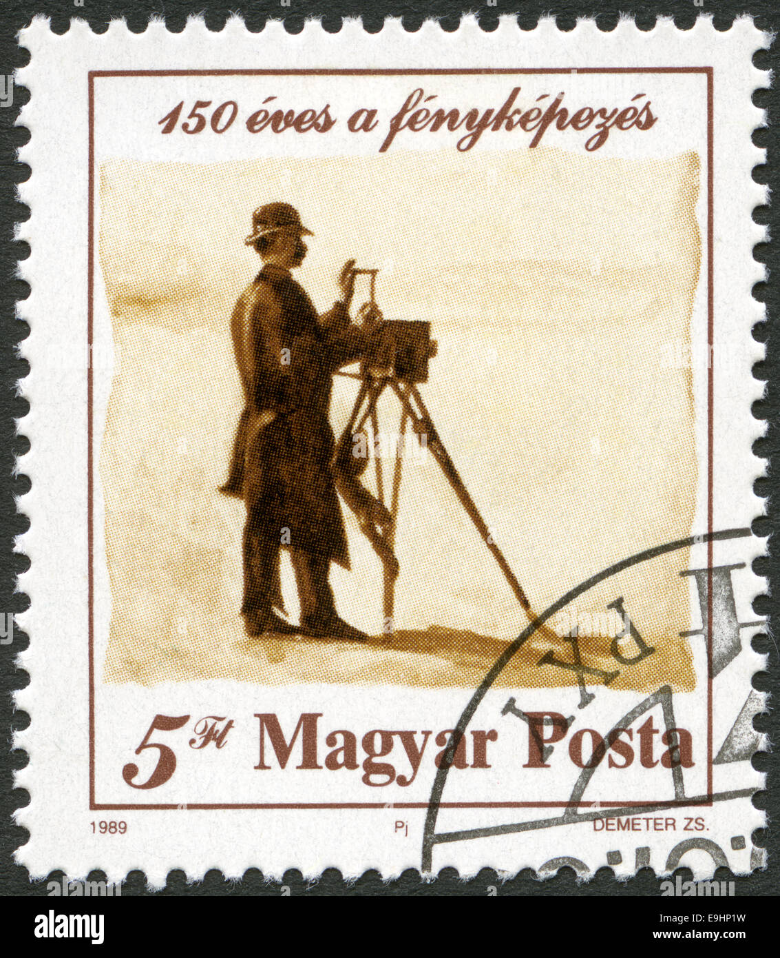 HUNGARY - 1989: shows Photography, 150th anniversary Stock Photo - Alamy