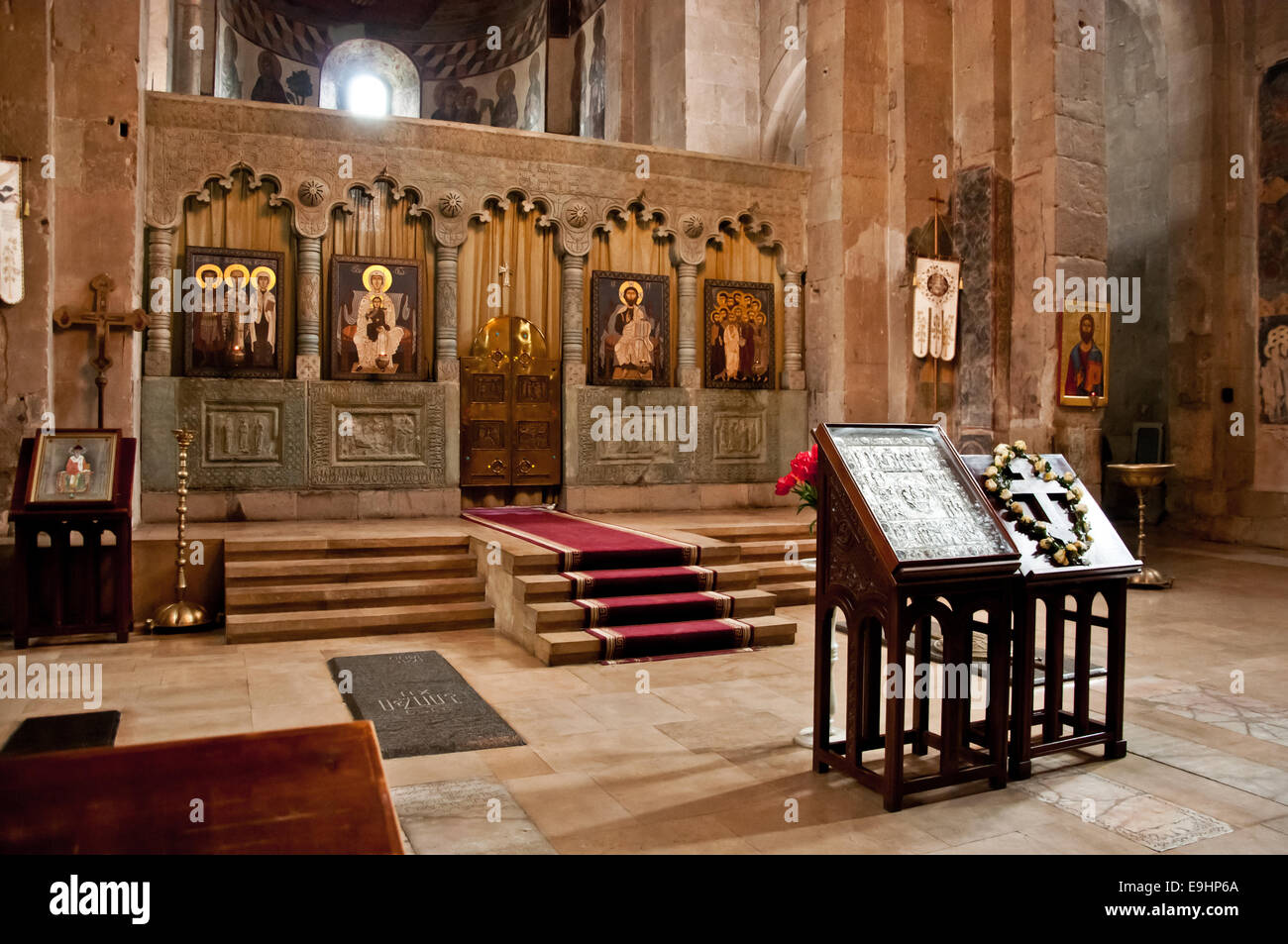 altar in the old historic Catholic Church Stock Photo - Alamy