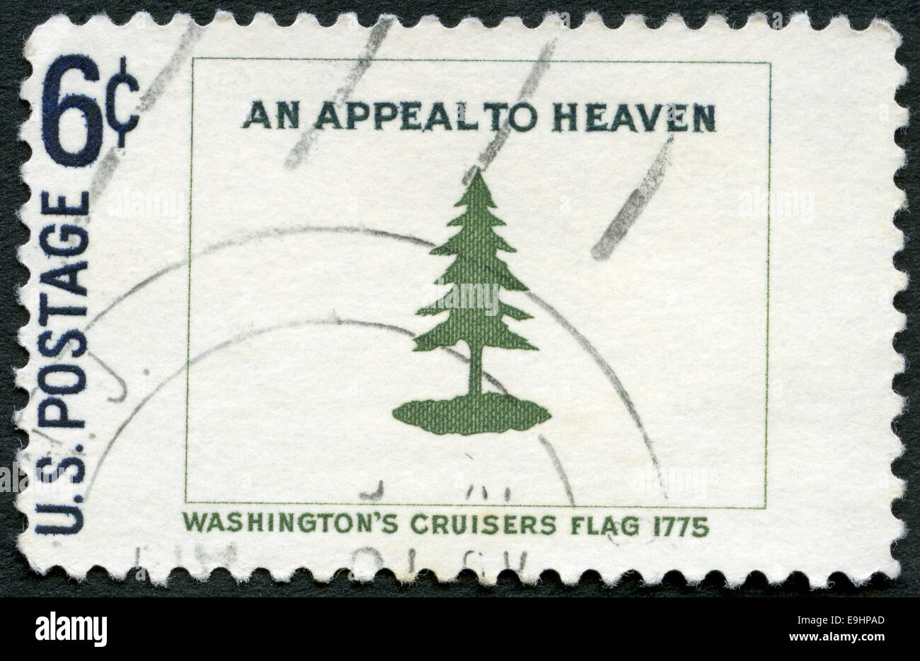 USA - 1968: shows Washington's Cruisers flag, 1775 Stock Photo - Alamy