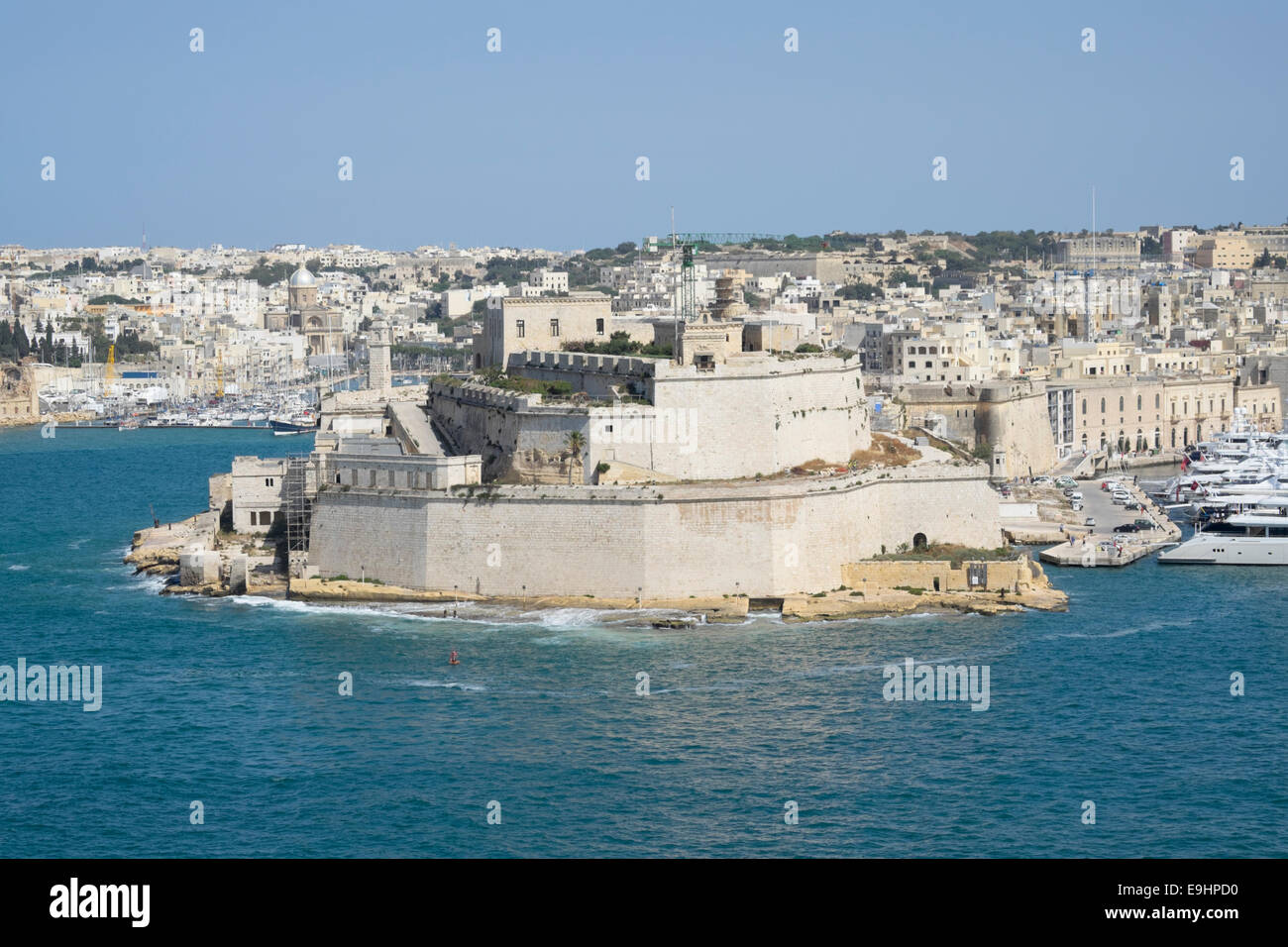 Fort St Angelo in Malta's Grand Harbour Stock Photo - Alamy