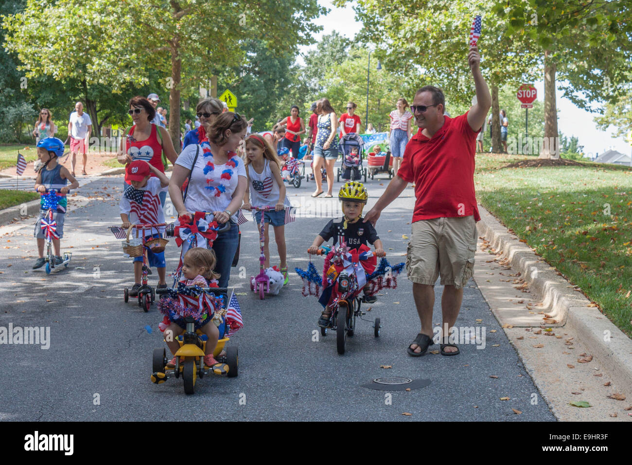 Fourth of July Parade Stock Photo - Alamy