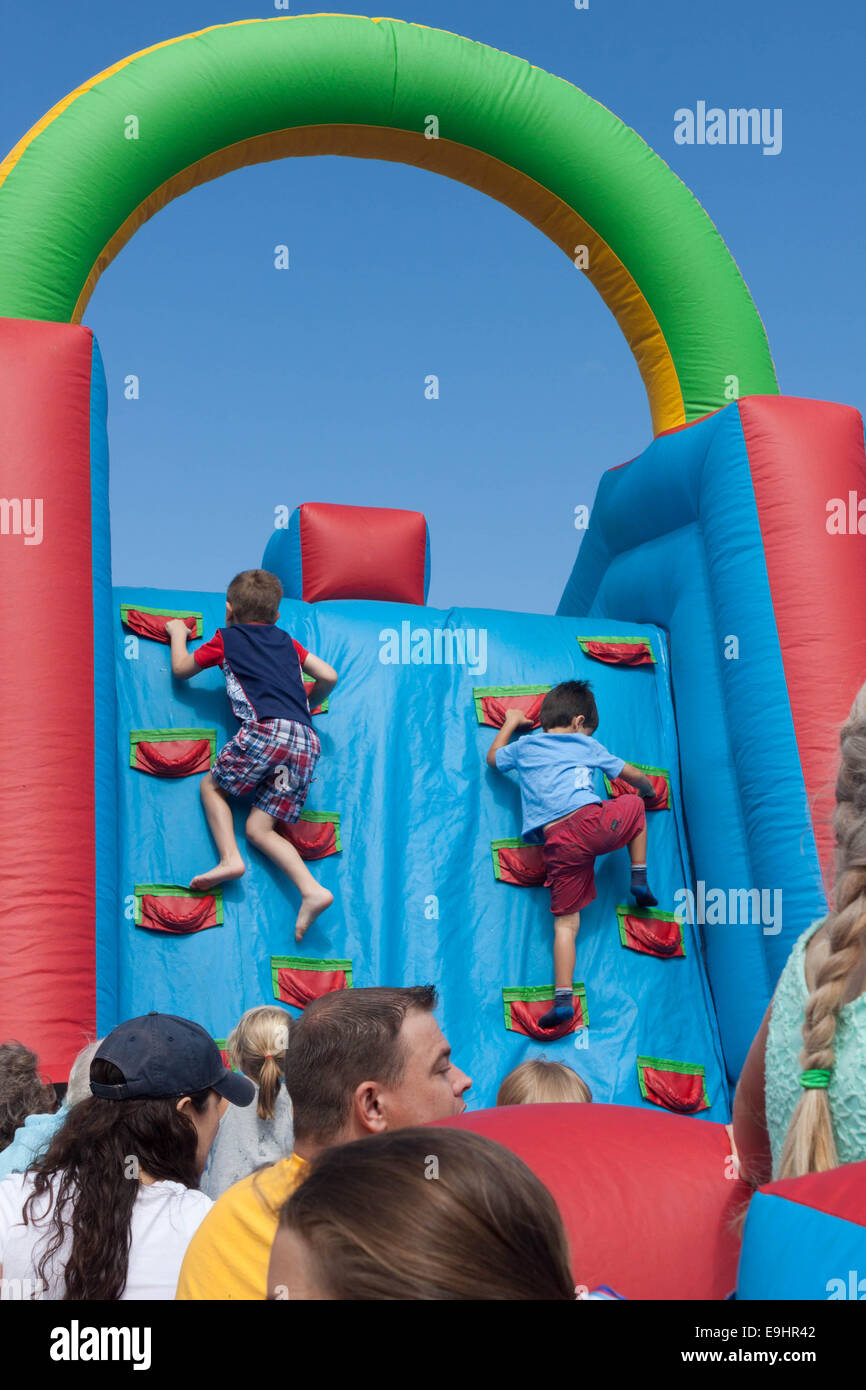 Kids Water Slide Stock Photo - Alamy