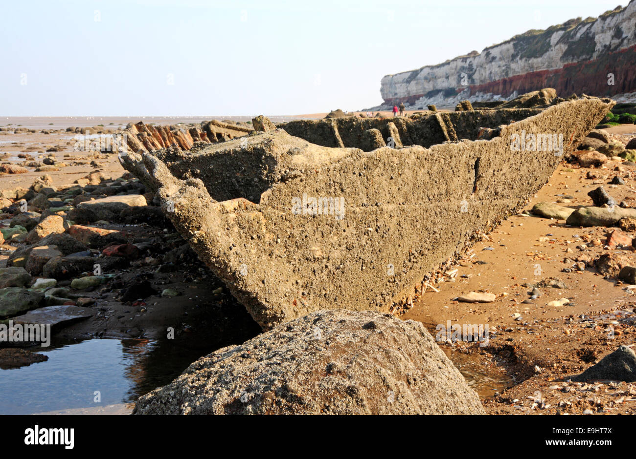Hunstanton rocks norfolk tourism hi-res stock photography and images ...