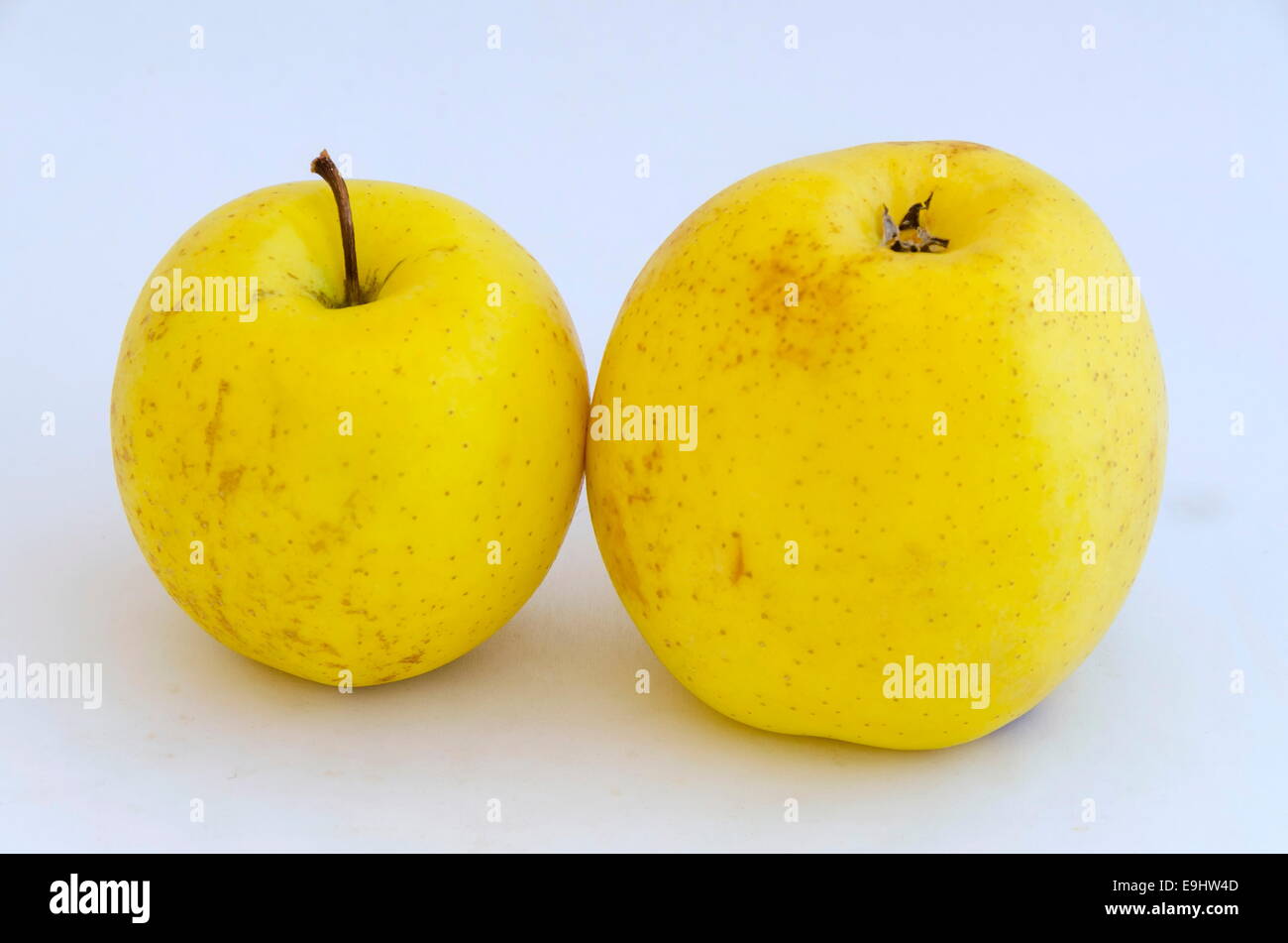 Apple fruit yellow Stock Photo - Alamy