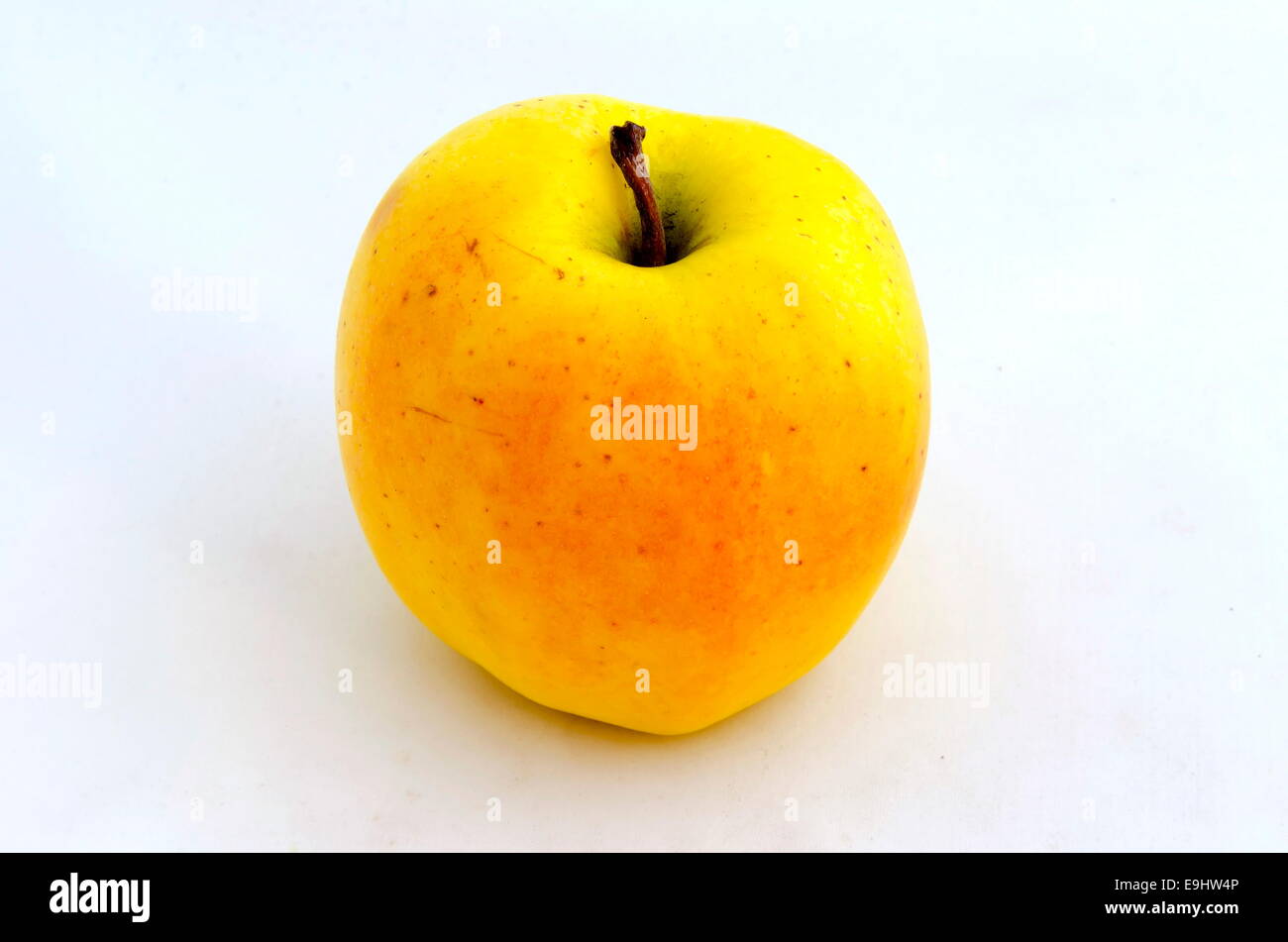 Apple fruit yellow Stock Photo - Alamy