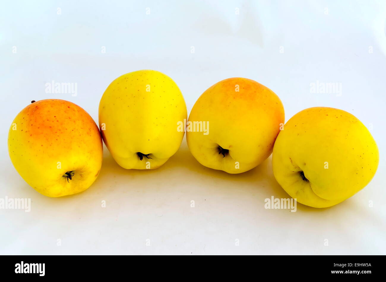Apple fruit yellow Stock Photo - Alamy