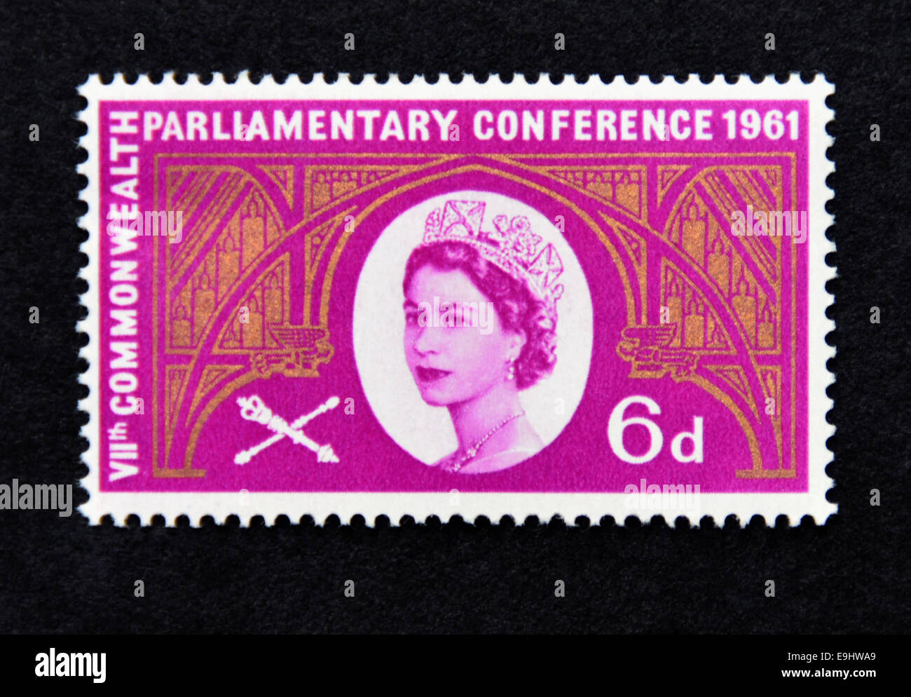 6d stamp hi-res stock photography and images - Alamy