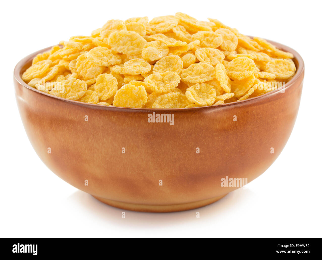 Corn flakes on red Cut Out Stock Images & Pictures - Alamy