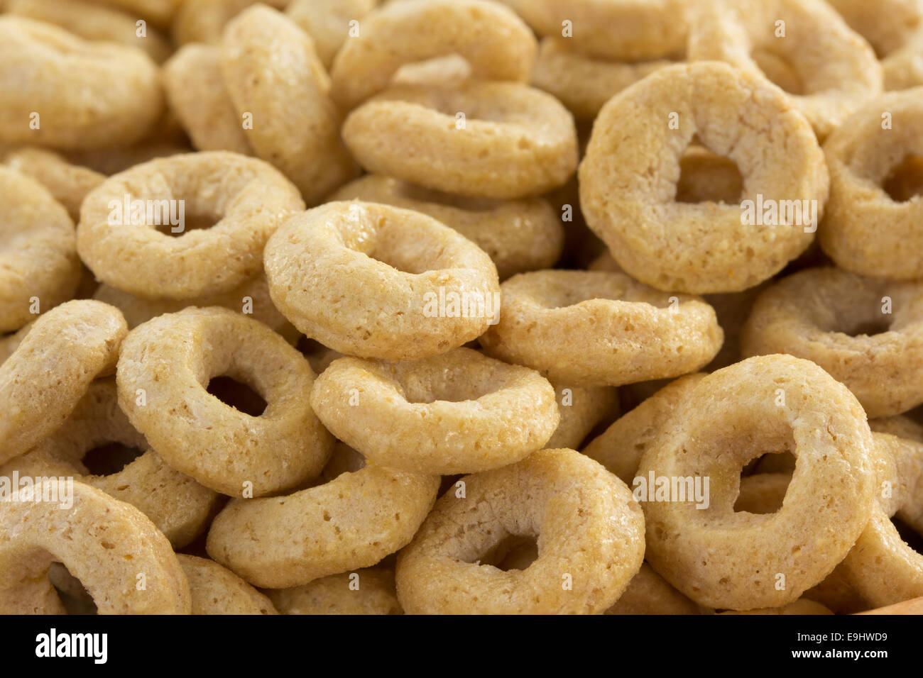 corn flakes rings as background texture Stock Photo - Alamy