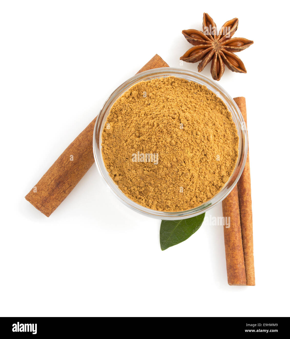 cinnamon sticks and powder isolated on white background Stock Photo - Alamy