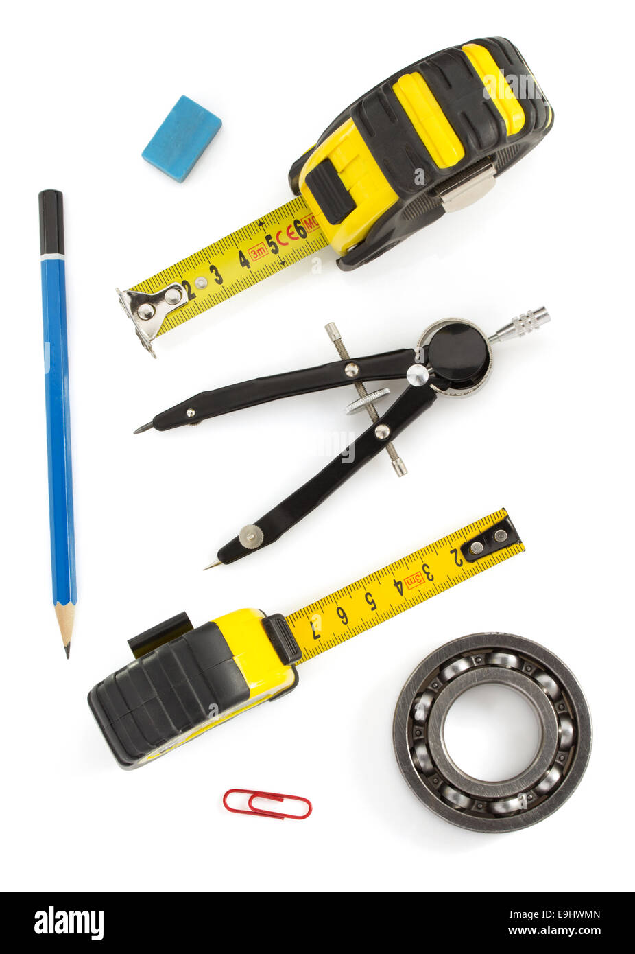 engineering concept isolated on white background Stock Photo - Alamy