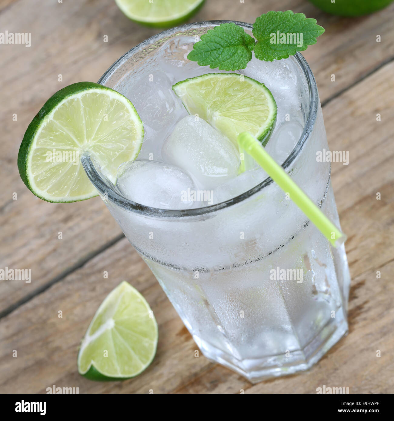 Limes soft drink limes hi-res stock photography and images - Alamy