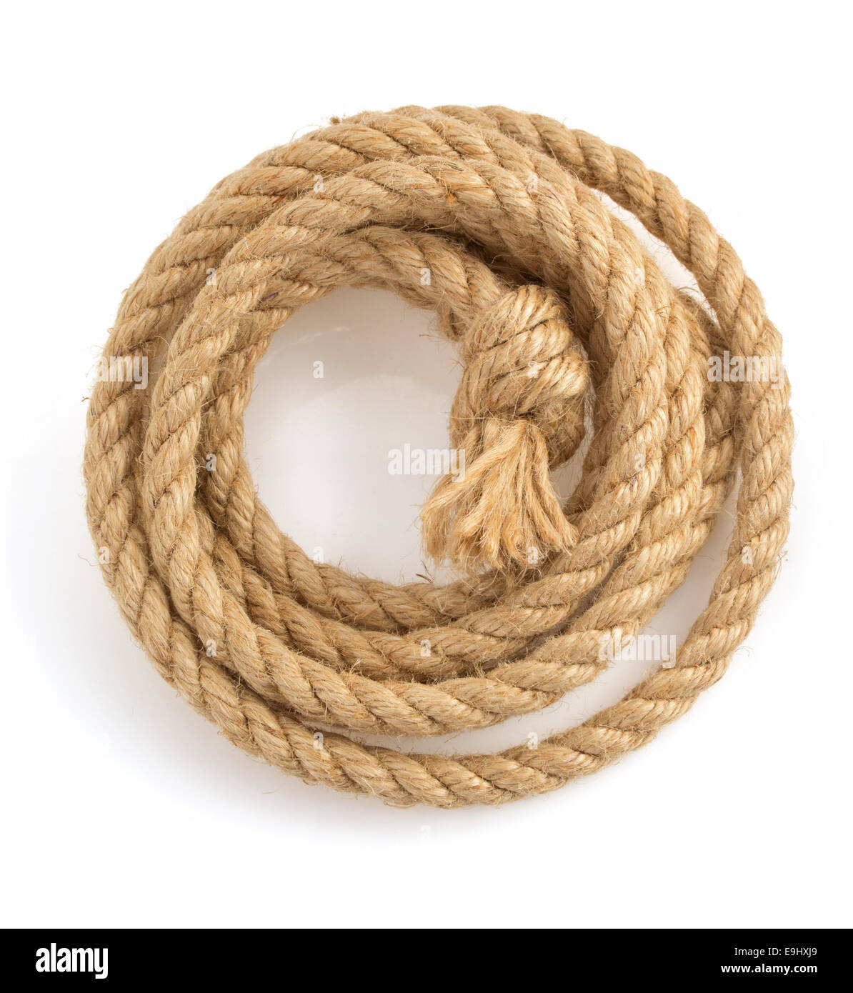 ship ropes isolated on white background Stock Photo - Alamy