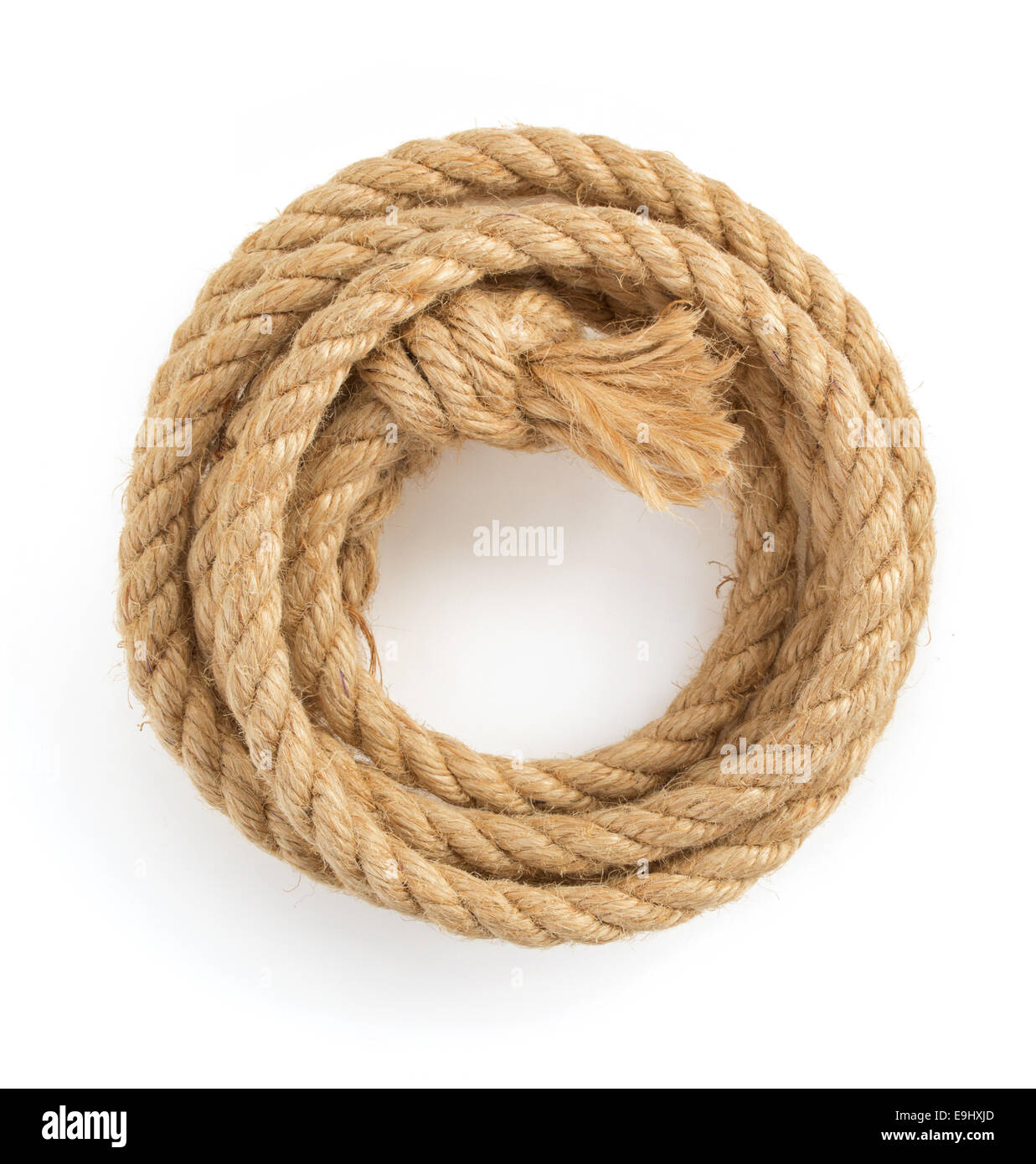 ship ropes isolated on white background Stock Photo - Alamy
