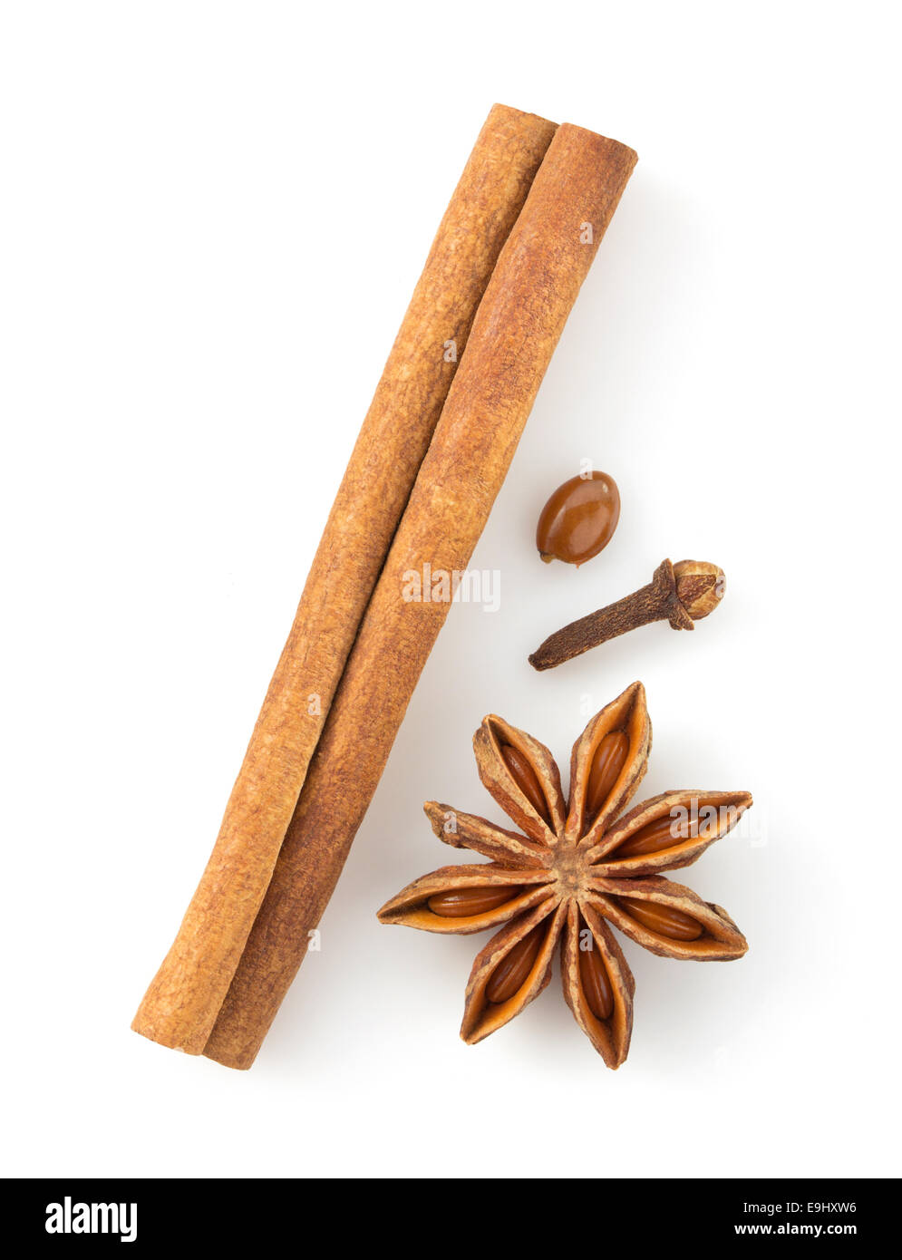 Star anise on wooden Cut Out Stock Images & Pictures - Alamy