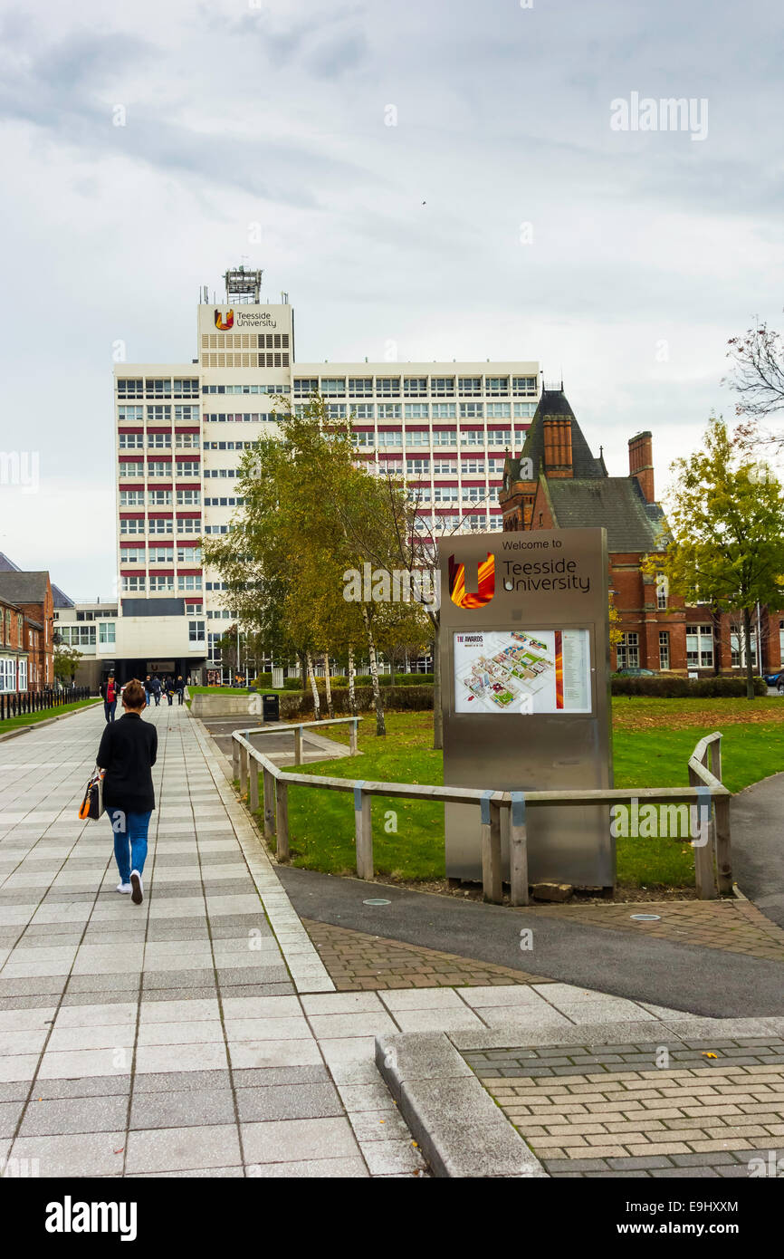 Teesside University Campus Middlesbrough High Resolution Stock ...