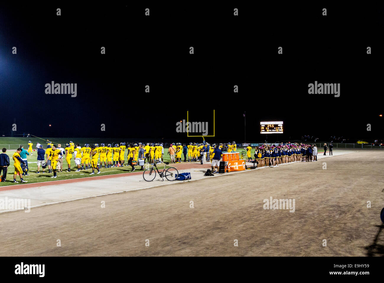 A High School Football Game and Homecoming celebration in Modesto ...