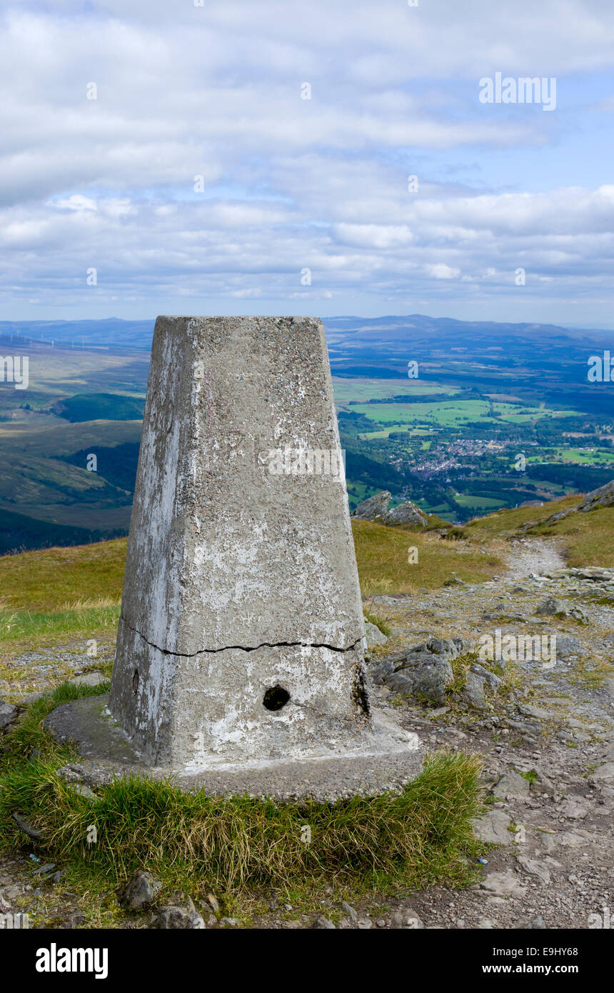 Summit of Ben Ledi, Trossachs, Stirlingshire, Scotland, UK Stock Photo - Alamy