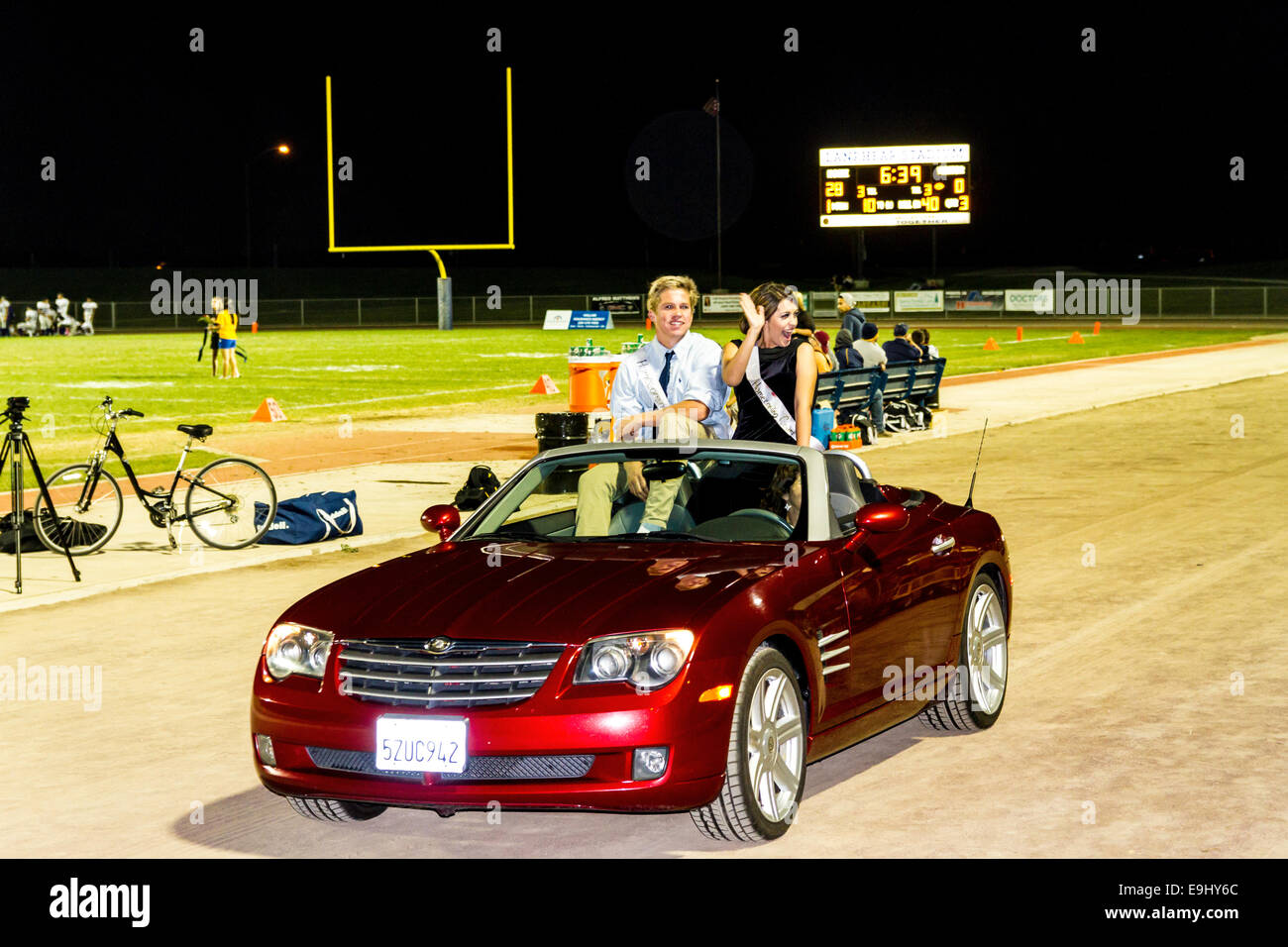 A High School Football Game and Homecoming celebration in Modesto ...