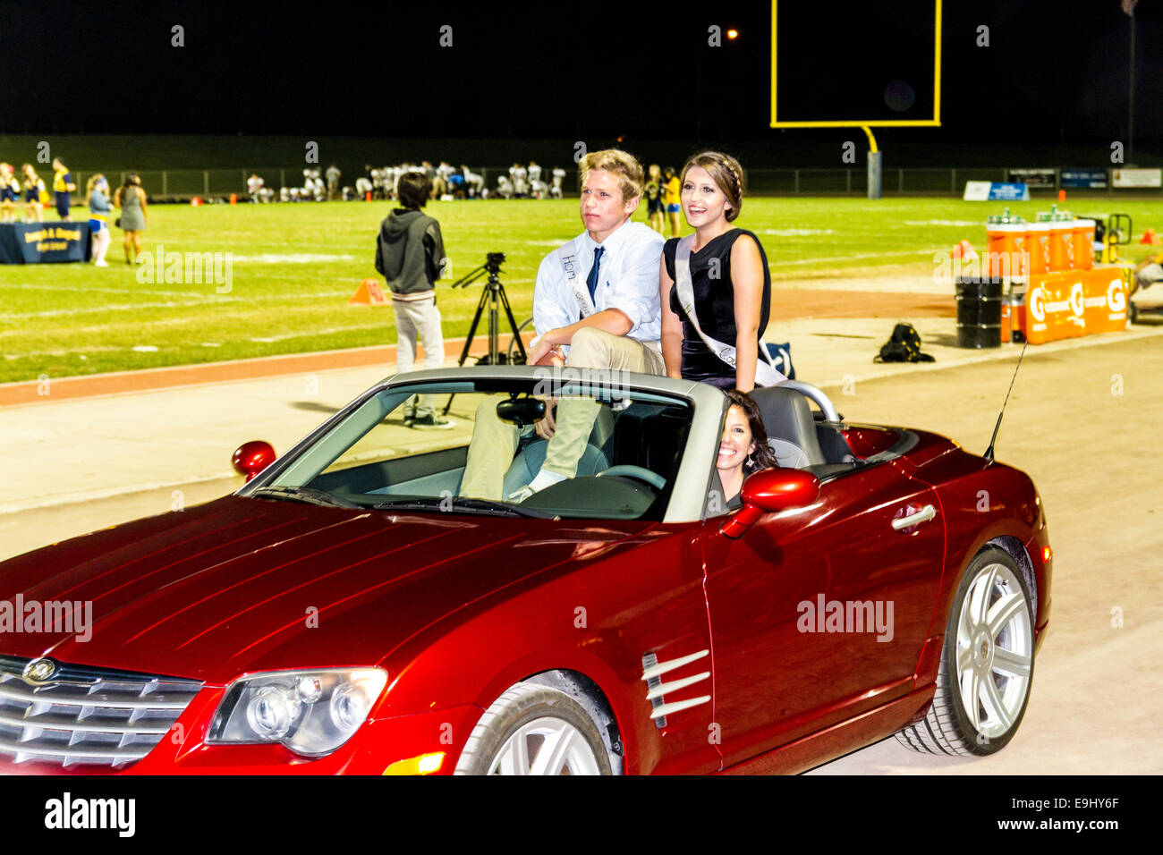 A High School Football Game and Homecoming celebration in Modesto ...