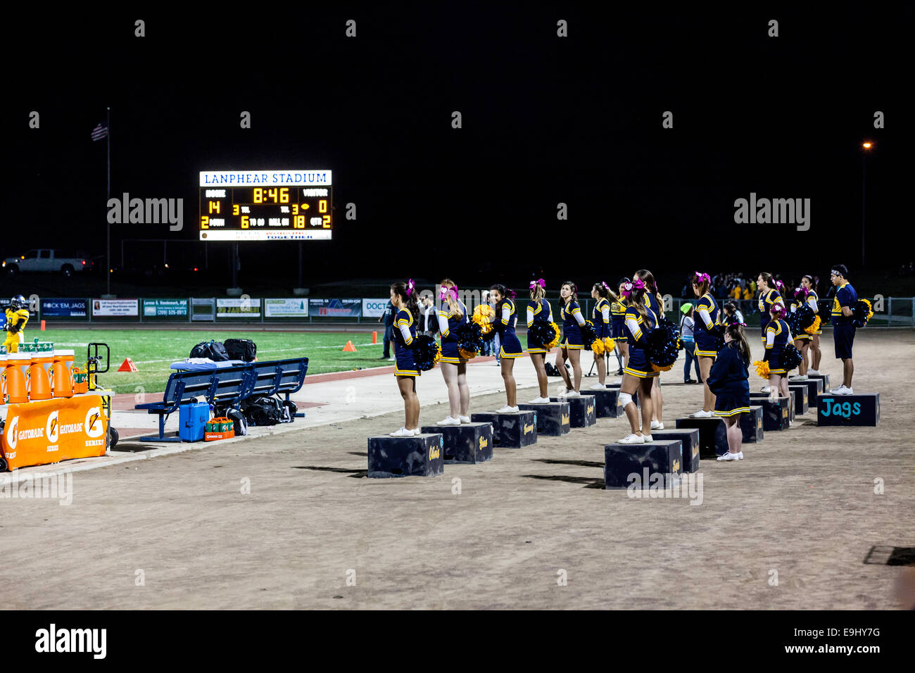 A High School Football Game and Homecoming celebration in Modesto ...