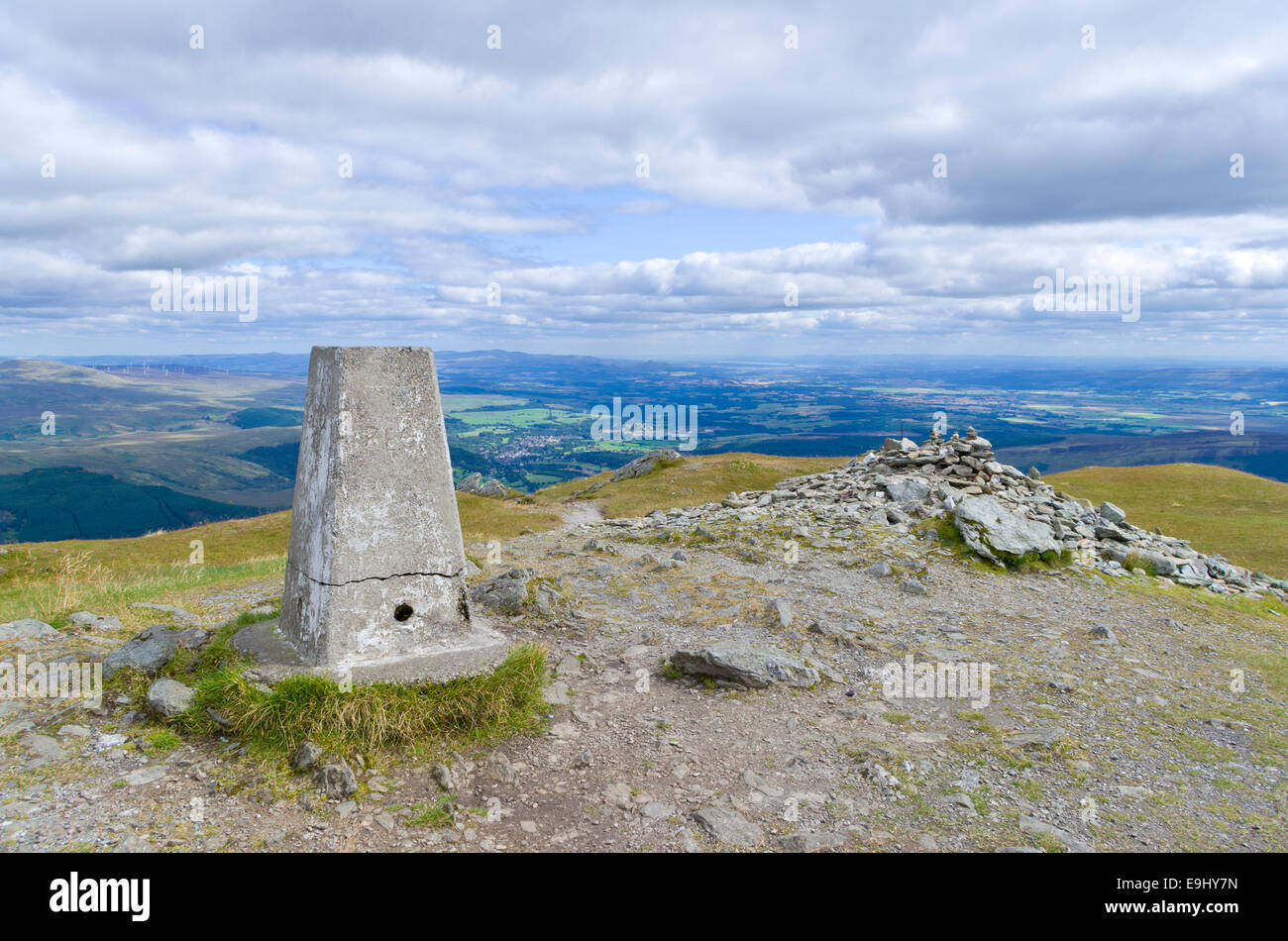 Summit of Ben Ledi, Trossachs, Stirlingshire, Scotland, UK Stock Photo - Alamy