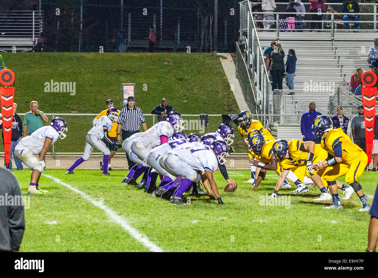 A High School Football Game and Homecoming celebration in Modesto ...