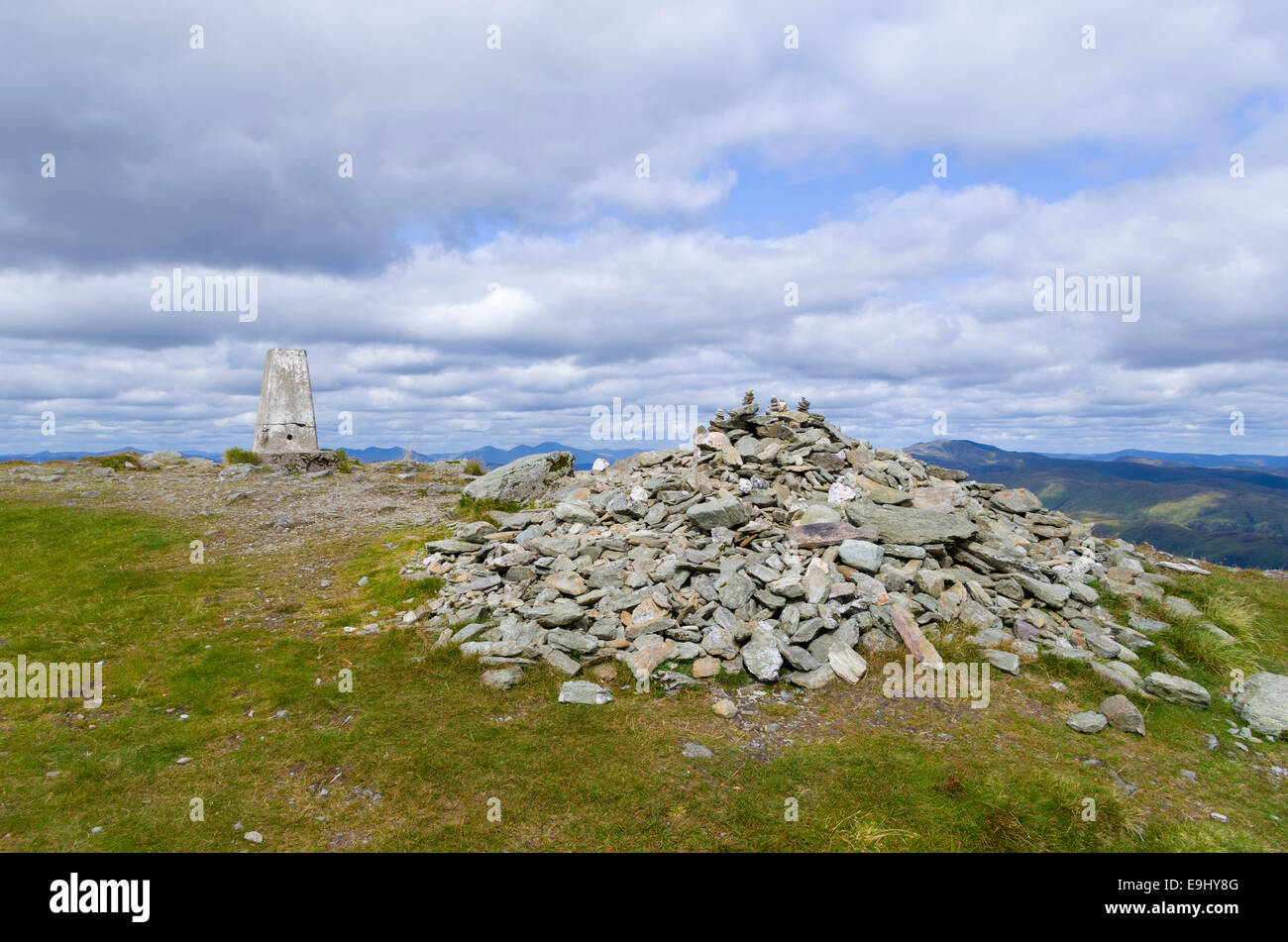 Summit of Ben Ledi, Trossachs, Stirlingshire, Scotland, UK Stock Photo - Alamy